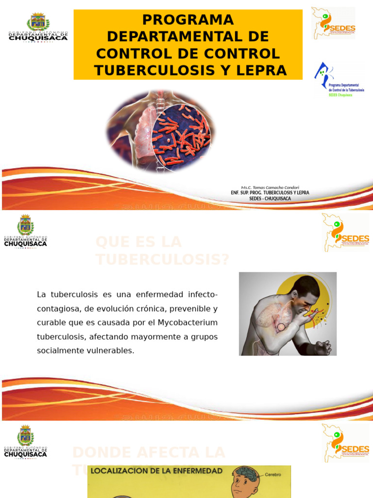 Control de Tuberculosis y Lepra en Chuquisaca | PDF | Tuberculosis ...