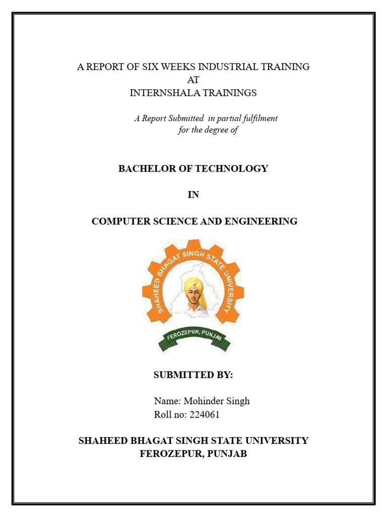 Java Training Report | PDF | Method (Computer Programming) | Class ...