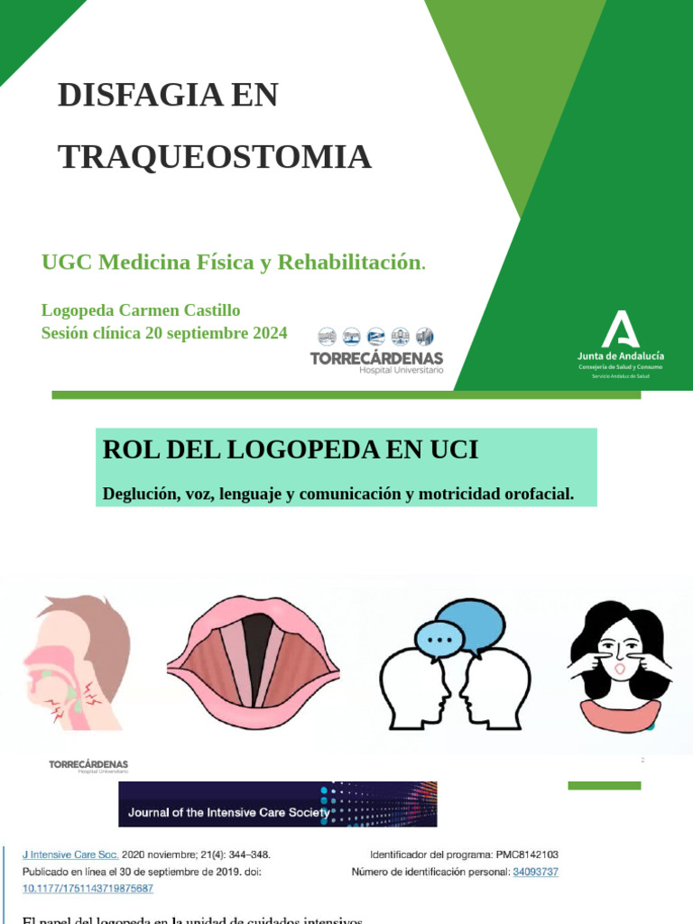 Logopedia y TQT Bola Modificado para UCI | PDF | Tos | Enfermedades y ...