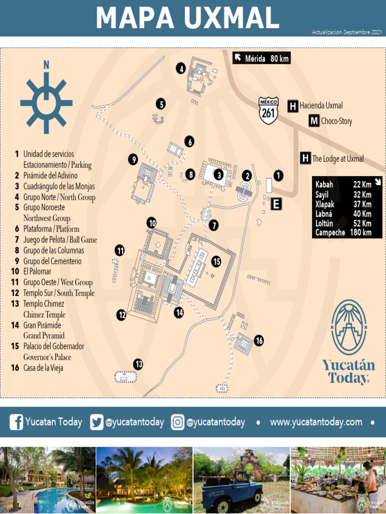 Mapa Uxmal - Web 09 2021 | PDF