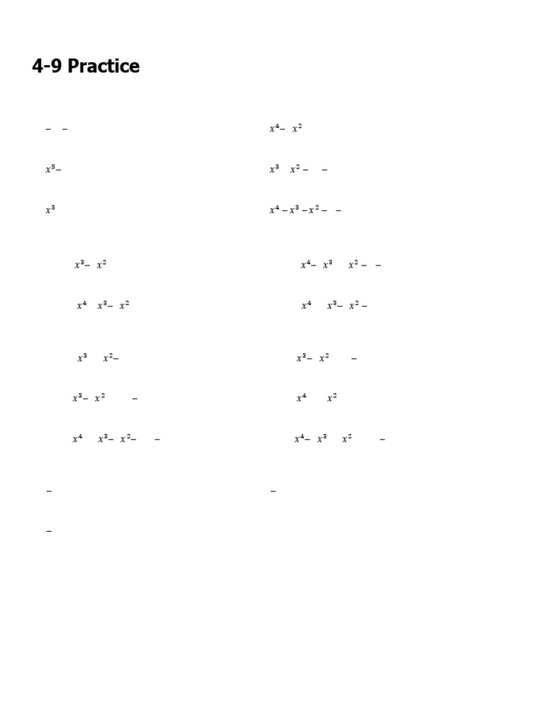Roots and Zeros Practice Exercises | PDF