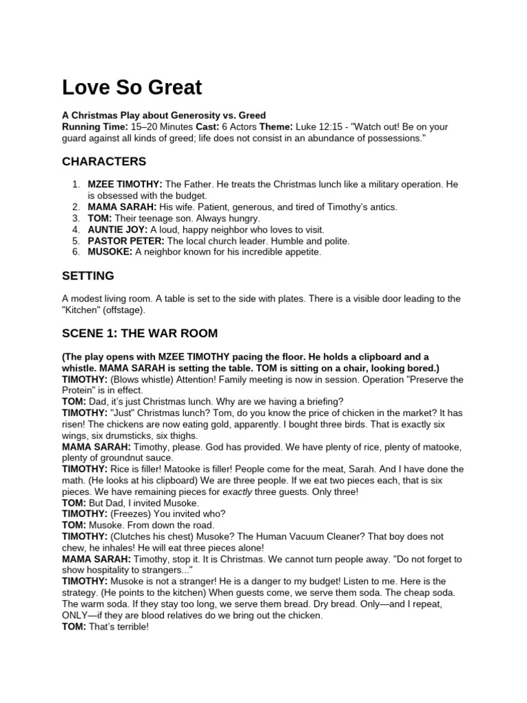 The Chicken Commander Script | PDF