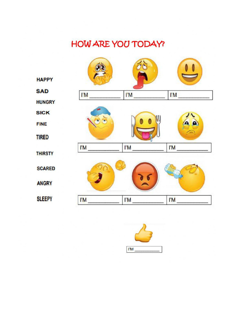 Worksheet 366352+emojis | PDF