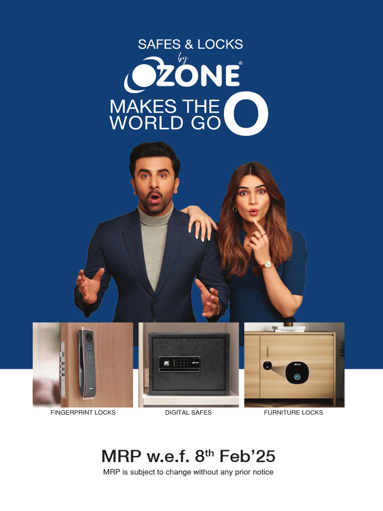 MRP List for Smart Locks & Safes | PDF | Door | Litre
