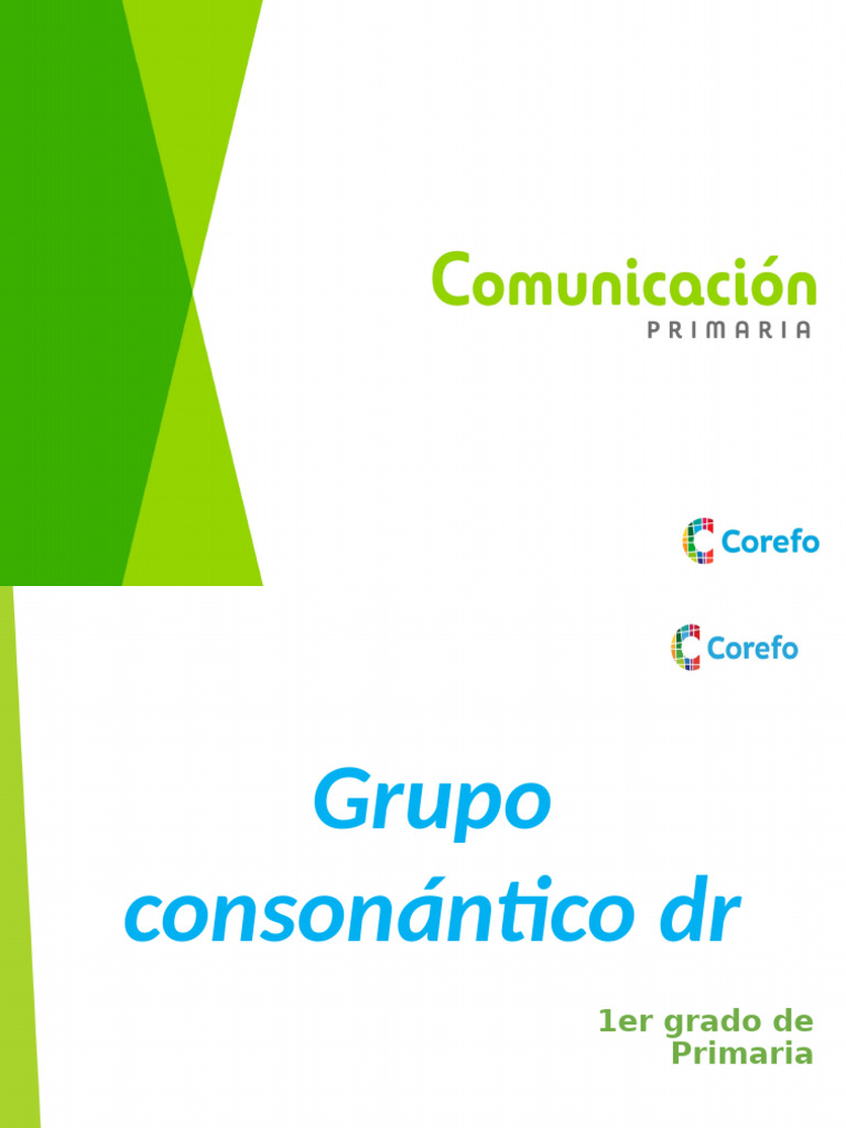 Grupo Consonántico DR | PDF