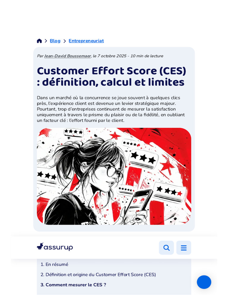 Comprendre le Customer Effort Score (CES) | PDF | la perception