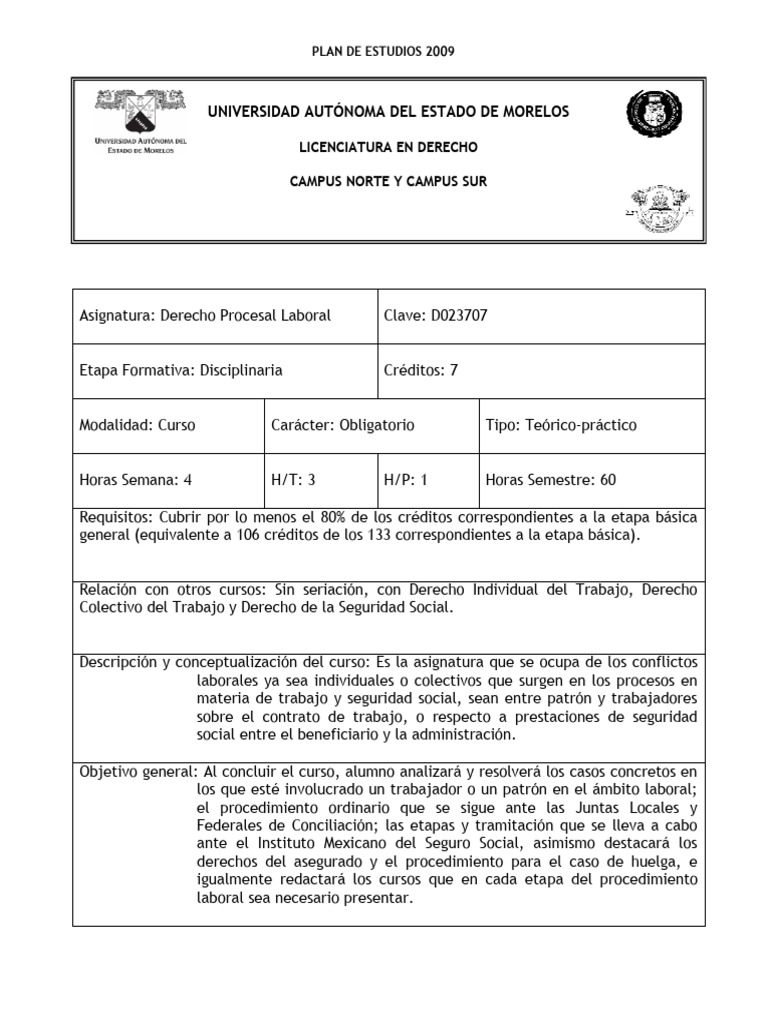 Derecho Procesal Laboral-2 | PDF | Derecho laboral | Ley procesal