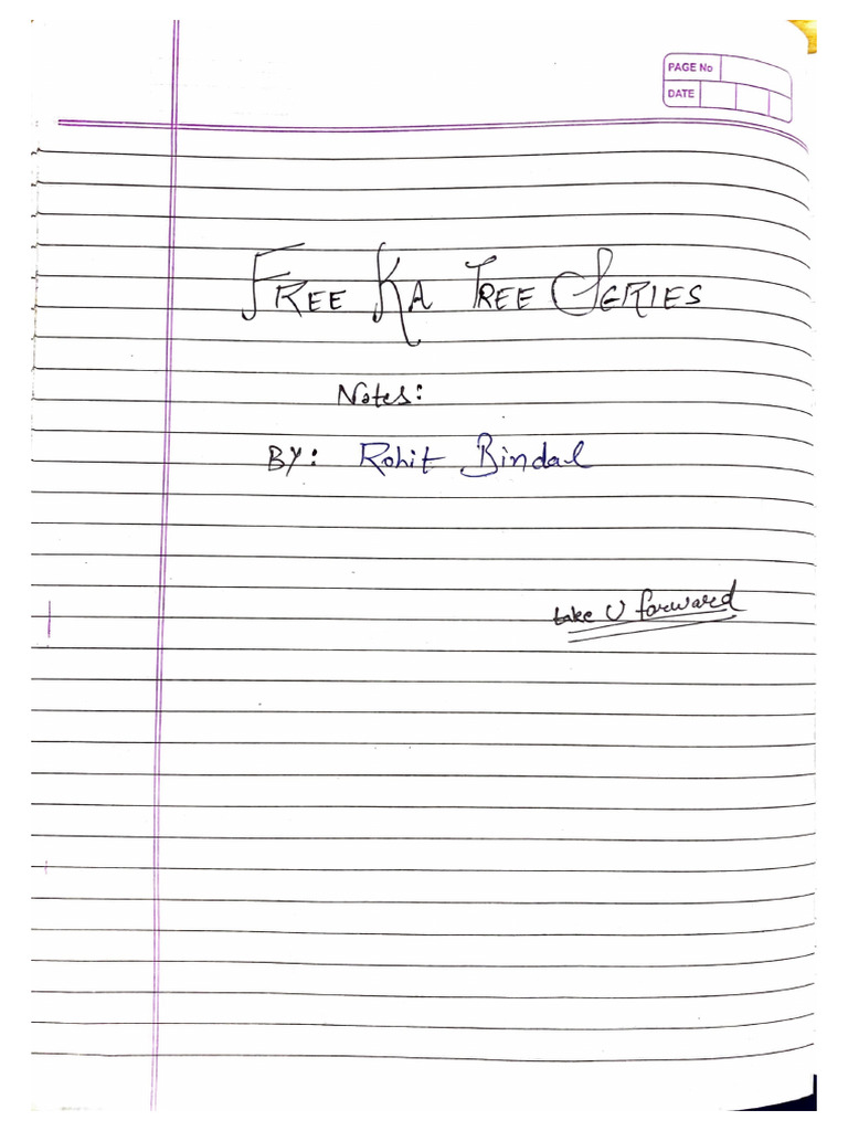 Complete Notes of Free Ka Tree Series 1645884876 | PDF