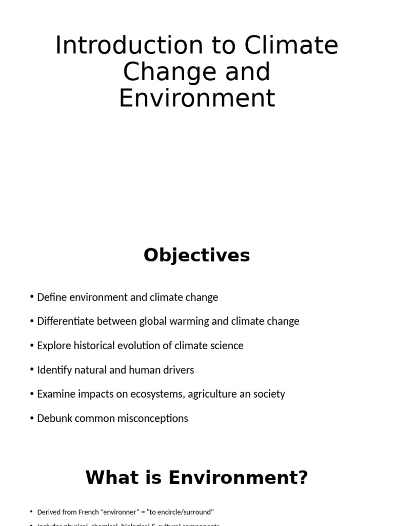 Understanding Climate Change Basics | PDF | Climate Change | Greenhouse Gas