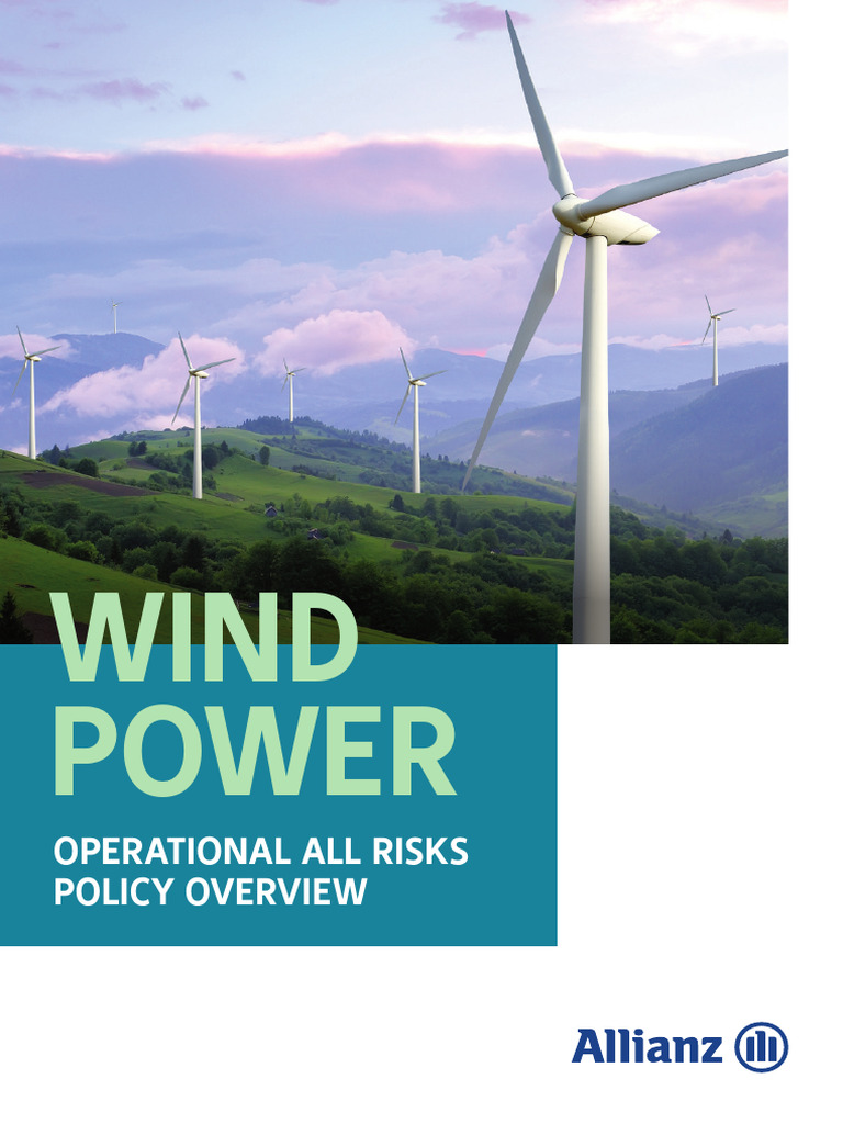 Wind Operational All Risks Policy Overview Ace3572 | PDF | Liability ...