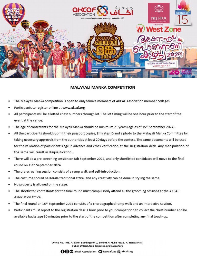 Malayi Manka Competition Rules | PDF | Government And Personhood ...
