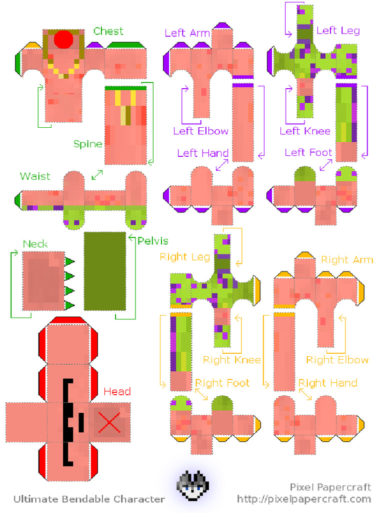 Minecraft Bendable Character | PDF