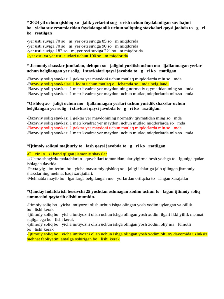 Javoblar | PDF