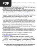 CREST 2024 Specialty Training Form | PDF | Health Care | Signature
