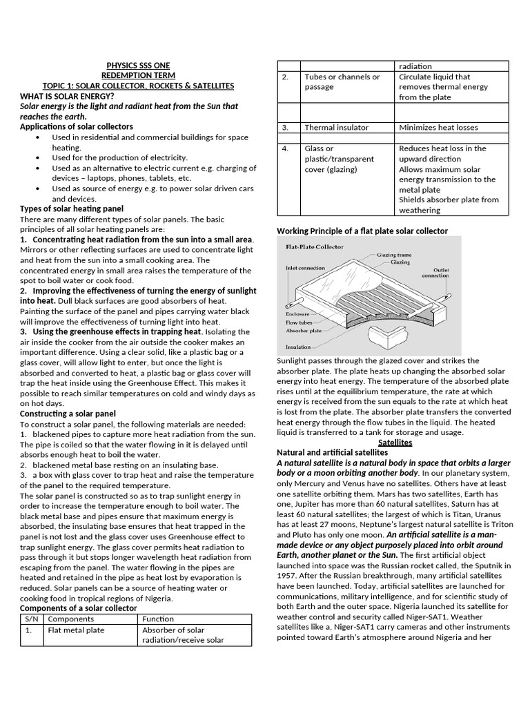 Physics Sss One Redemption Term | PDF | Temperature | Thermometer