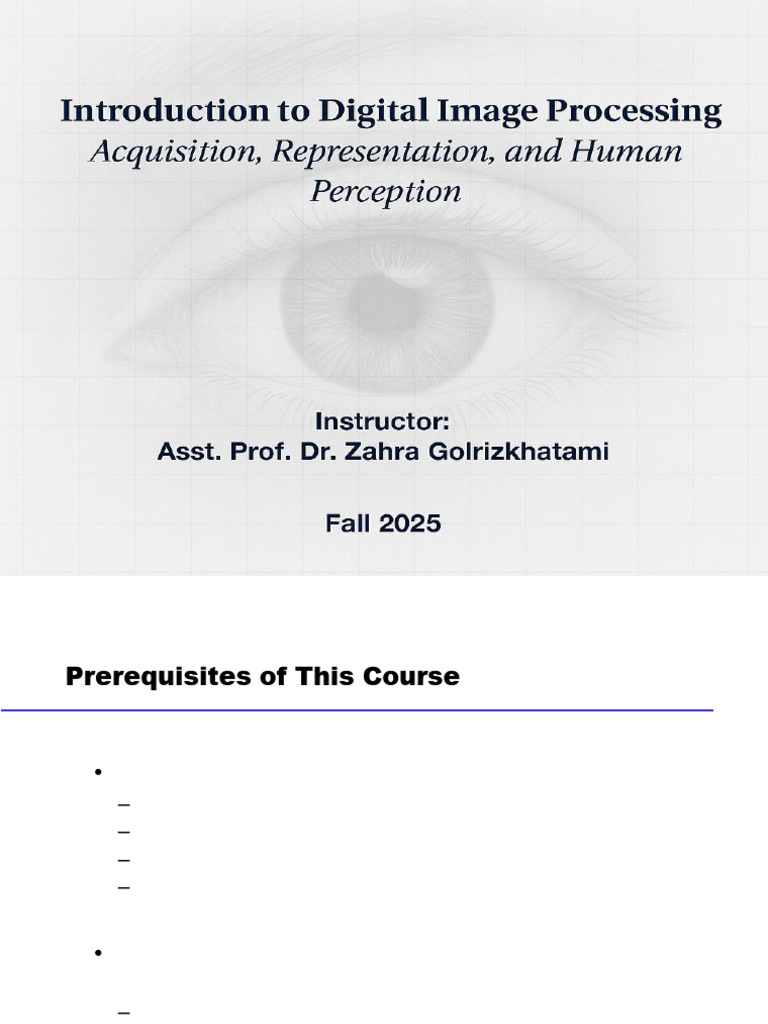 Intro To DIP and Human Visual Perception | PDF | Visual Perception | Illusion