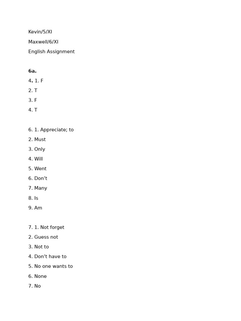 English Assignment 31 Oct | PDF