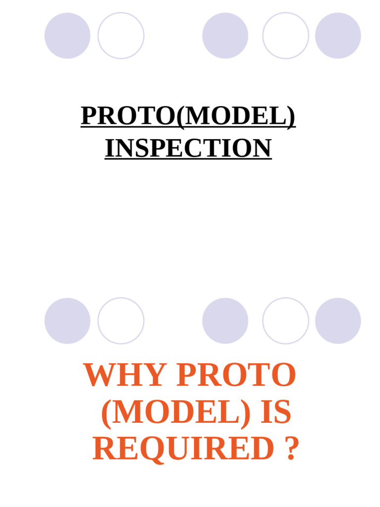 Proto Assembly Inspection Process Guide | PDF
