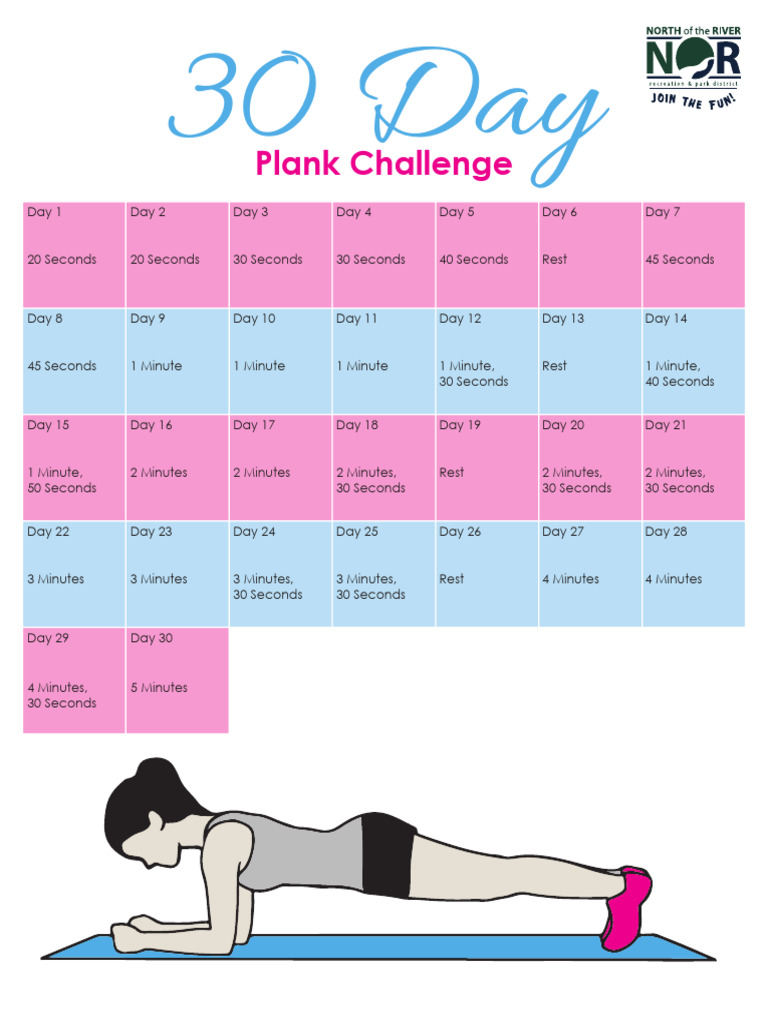 30 Day Plank Challenge | PDF