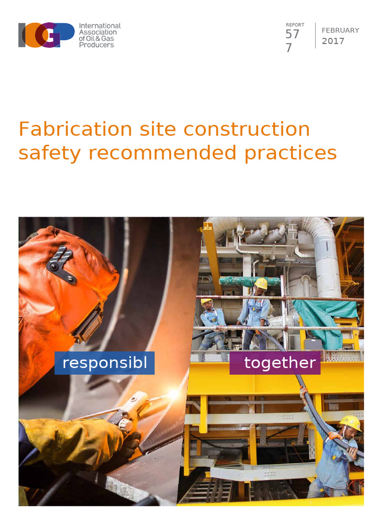 IOGP Fabrication Site Construction Safety Recommended Practices | PDF ...