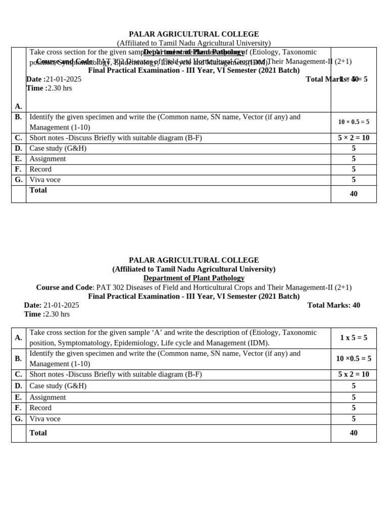 PAT 302 Final Practical Practical Question | PDF | Medical Specialties ...
