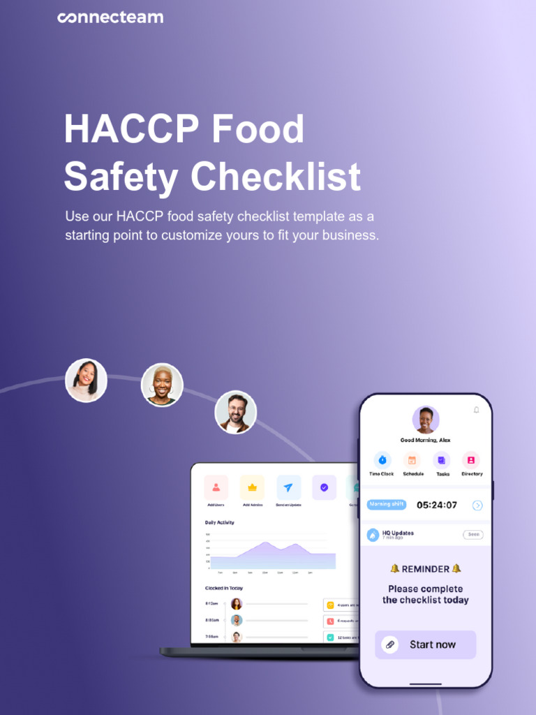 HACCP Food Safety Checklist Template | PDF | Food Safety | Safety