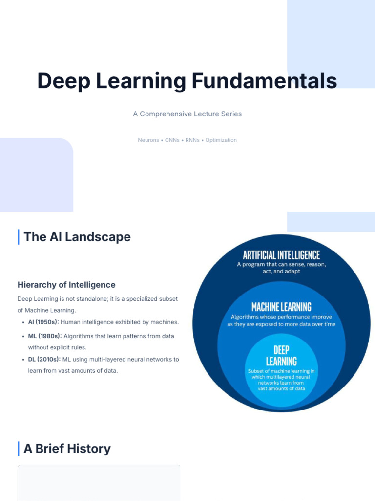 Deep Learning Basics and Techniques | PDF | Deep Learning | Machine ...