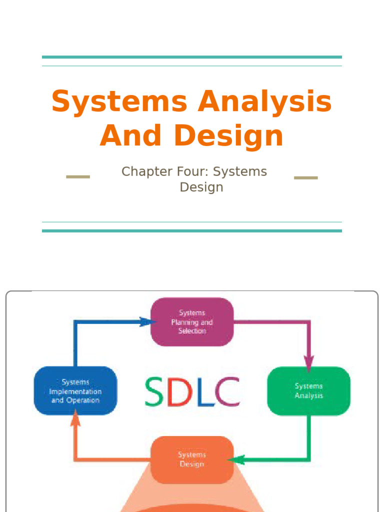 Chapter 4 - Systems Design | PDF | Databases | Usability