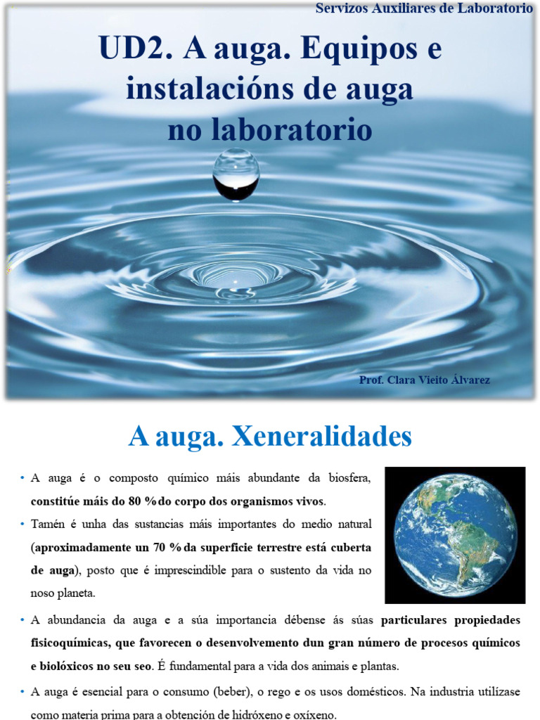 UD2 a Agua No Laboratorio | PDF
