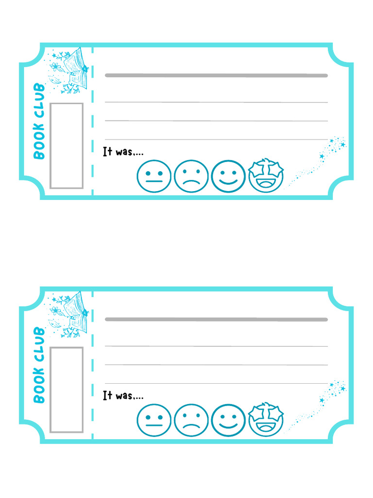 Exit Ticket Book Club x2 | PDF