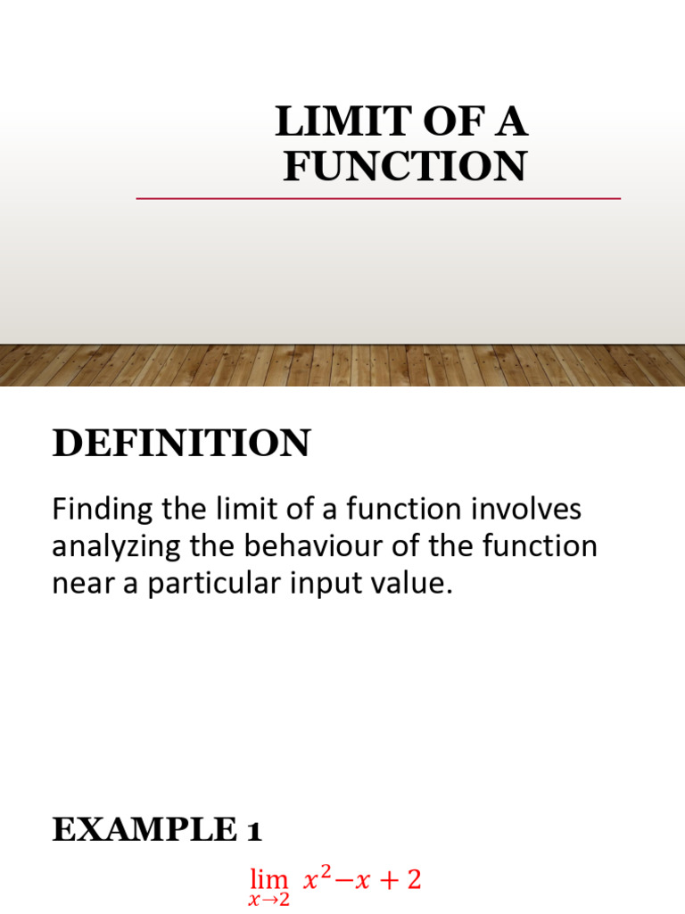 Limit of a Function 2024 (1st Group) | PDF | Factorization | Polynomial