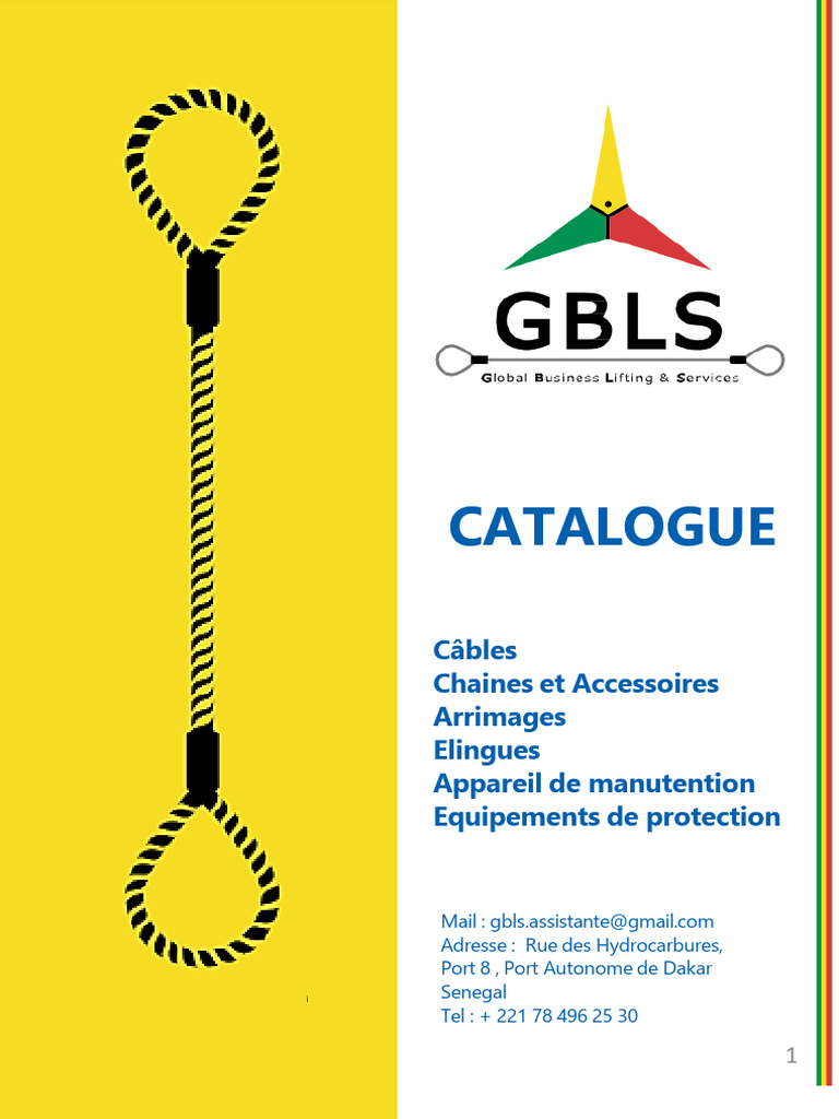 Catalogue de Câbles et Accessoires GBLS | PDF | Polymères organiques ...