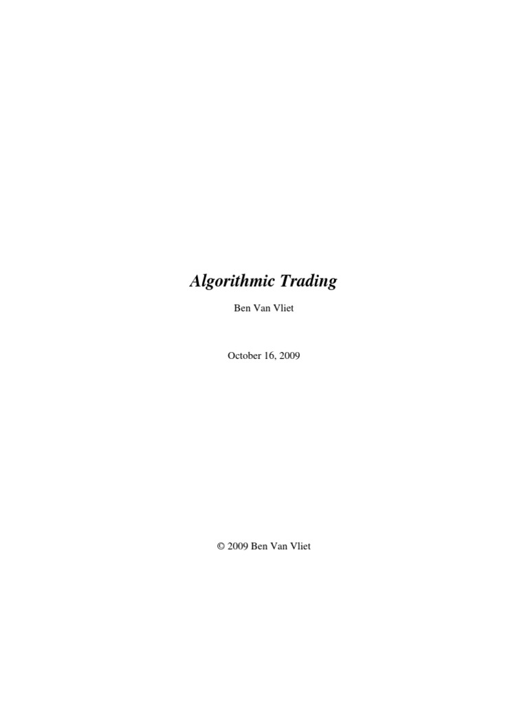 Algorithmic Trading | PDF | Order (Exchange) | Margin (Finance)