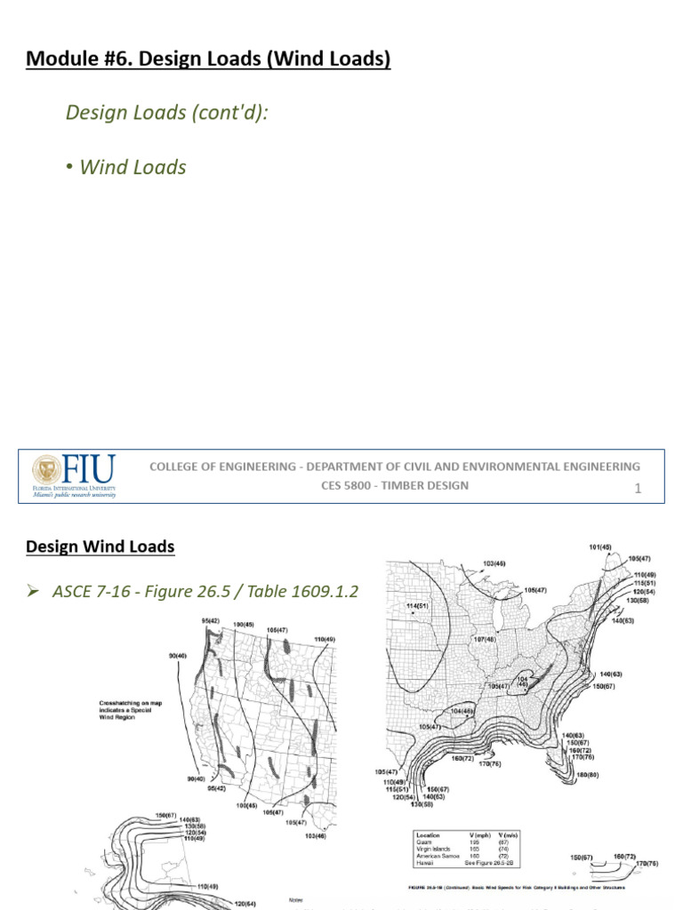 Presentation 5 - Wind Load | PDF | Civil Engineering | Applied And ...