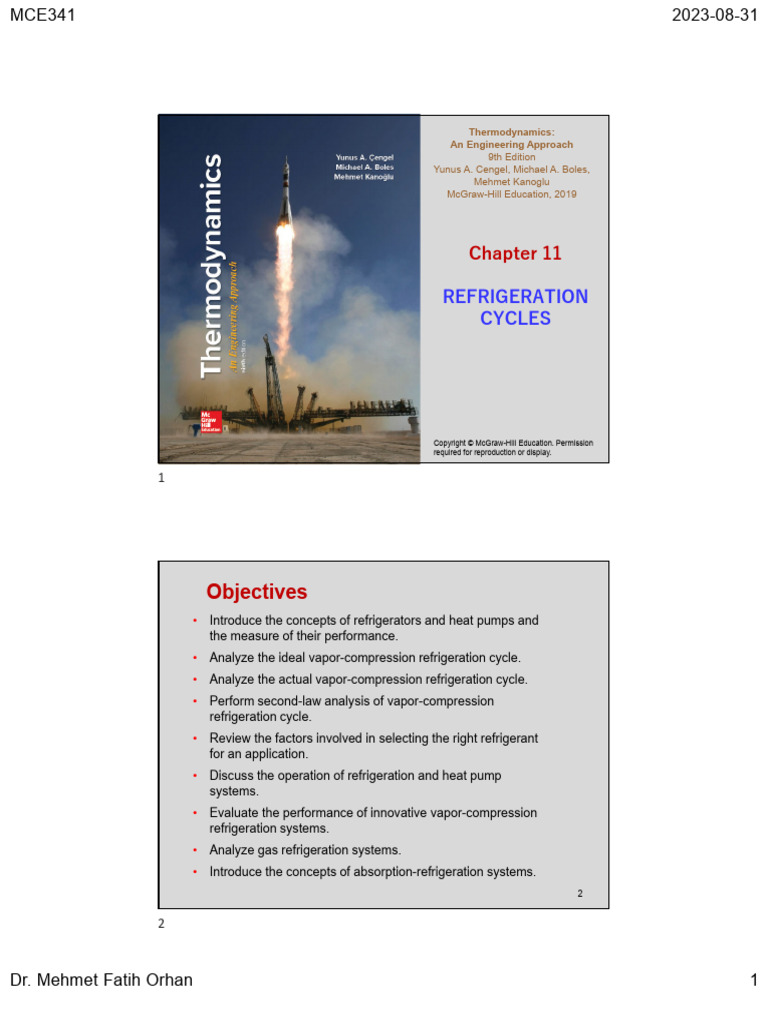 Refrigeration Cycles Explained | PDF | Refrigeration | Heat Pump