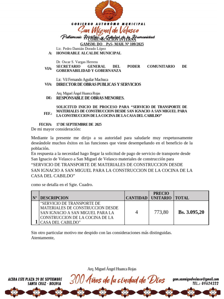 Lic. Vil Fernando Aguilar Machuca: Director de Obras Publicas Y ...