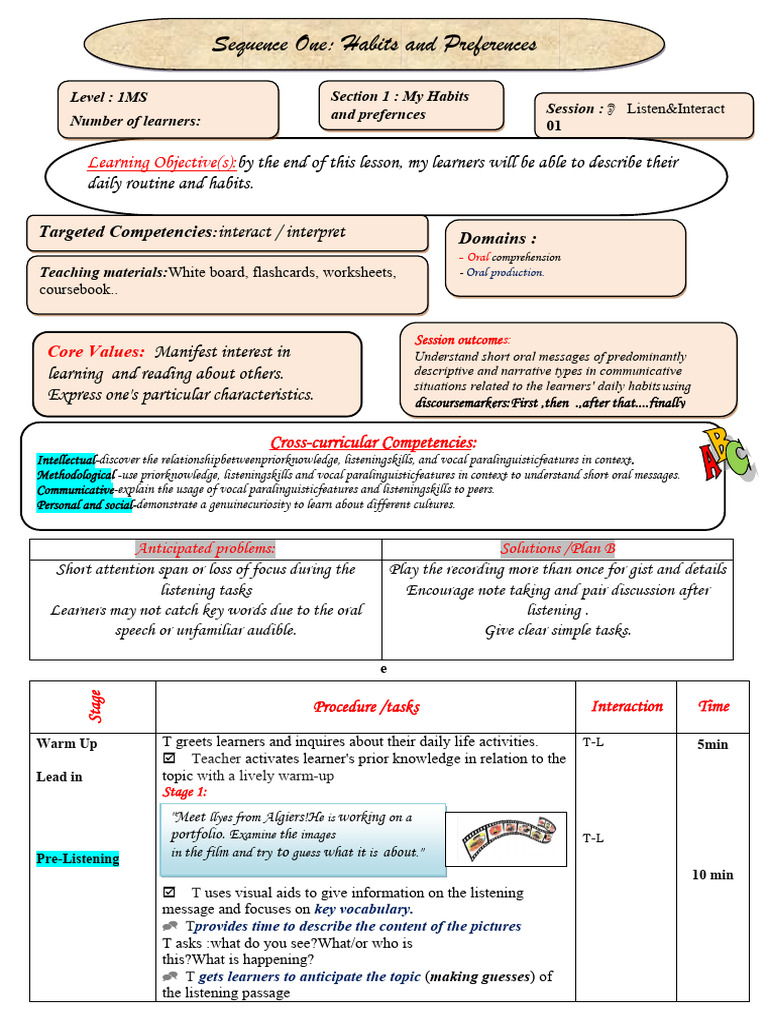 Cross-Curricular Listening Skills Guide | PDF | Learning | Reading ...