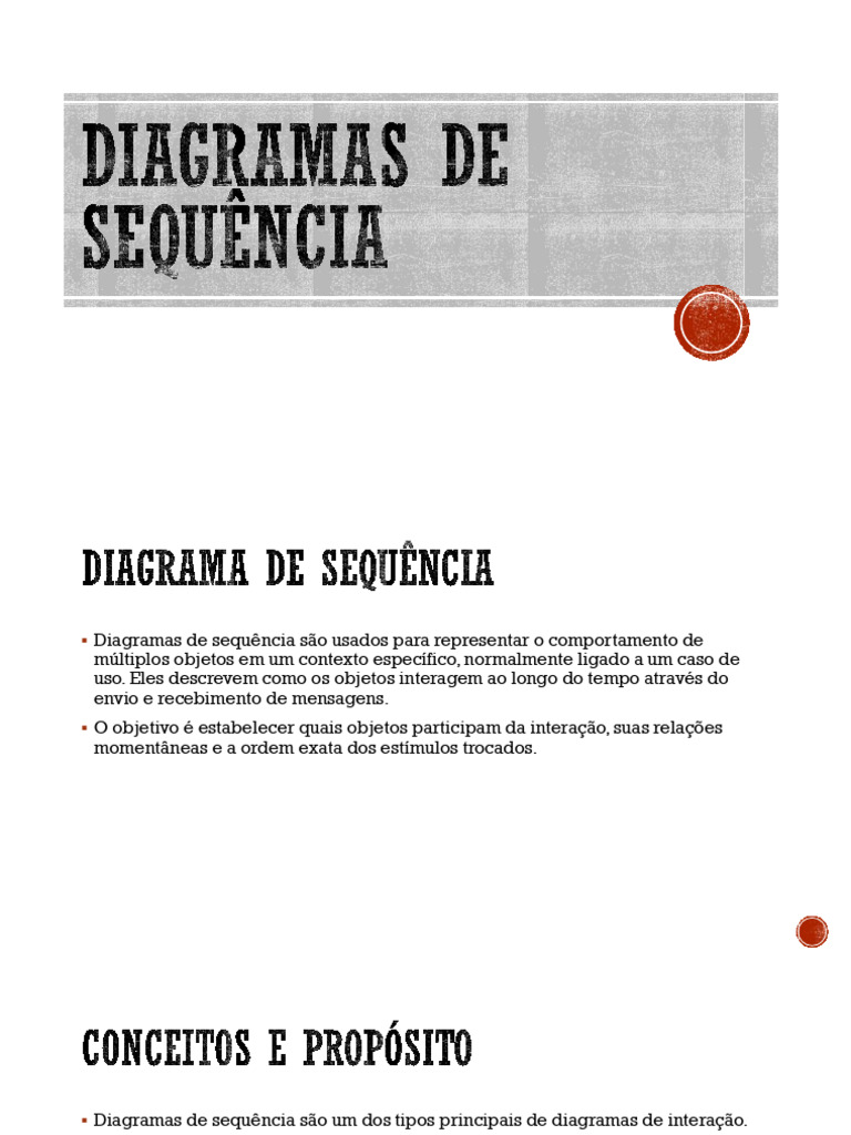 Aula 11 a 12 - Diagramas de Sequência | PDF | Diagrama de caso de uso ...
