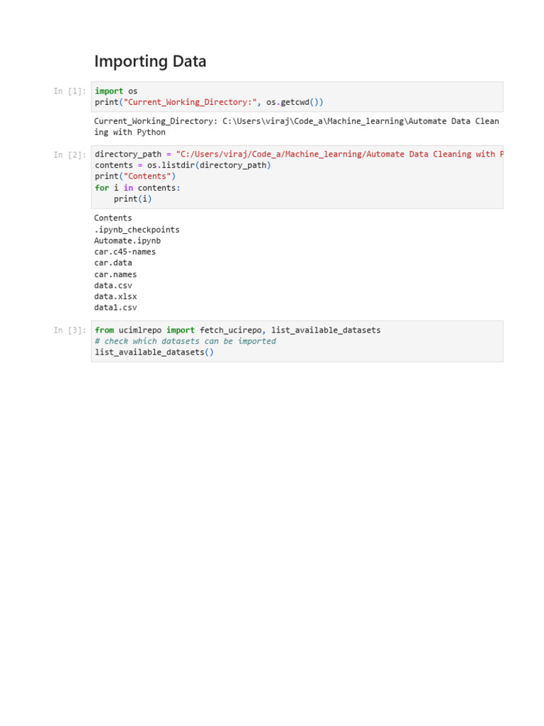 Data Cleaning Process | PDF | Mean | Outlier