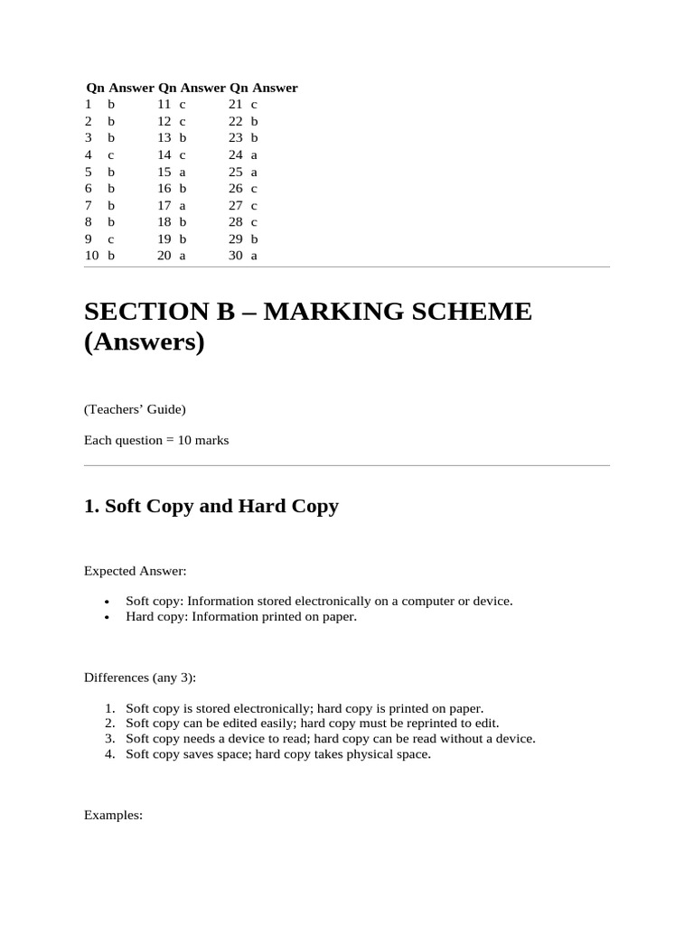 ICT Marking Scheme. Basic Five | PDF | Window (Computing) | Computing