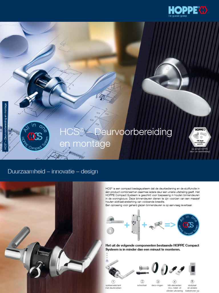 Hoppe Hcs Montagehandleiding | PDF