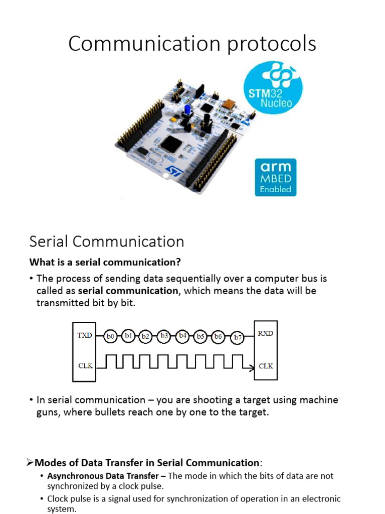 Overview of Serial Communication Protocols | PDF | Digital Technology ...