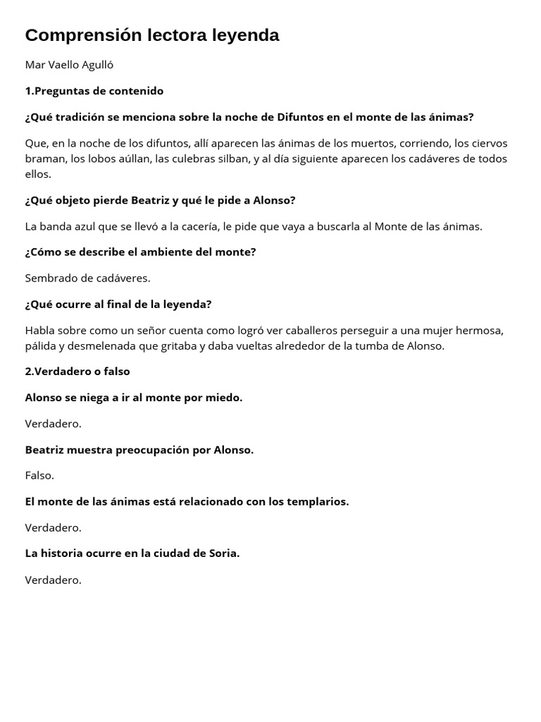 Leyenda de las Ánimas en Soria | PDF