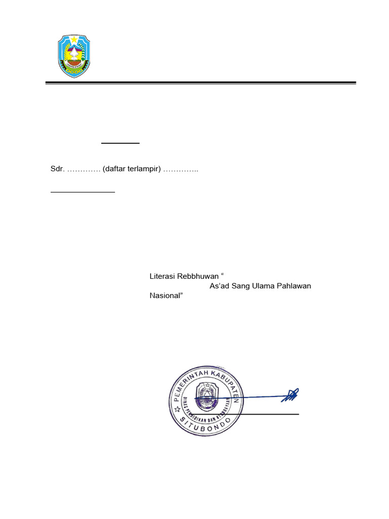 Undangan Peserta Rebbhuwan Tgl 12 Nov 2025 | PDF