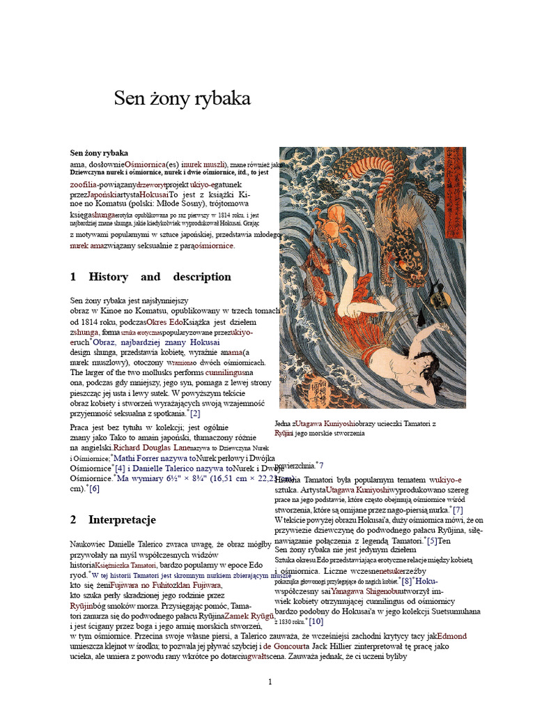 Sen żony rybaka | PDF