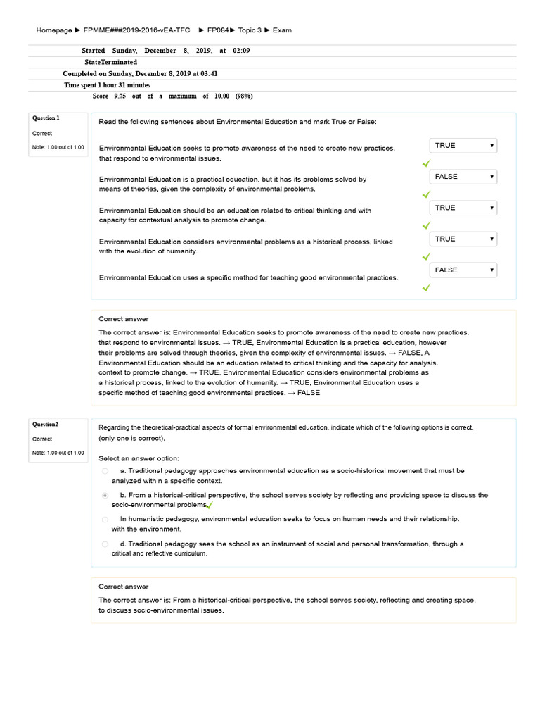 004 Answer Key Exam Fp084-Eaef | PDF | Methodology | Critical Thinking