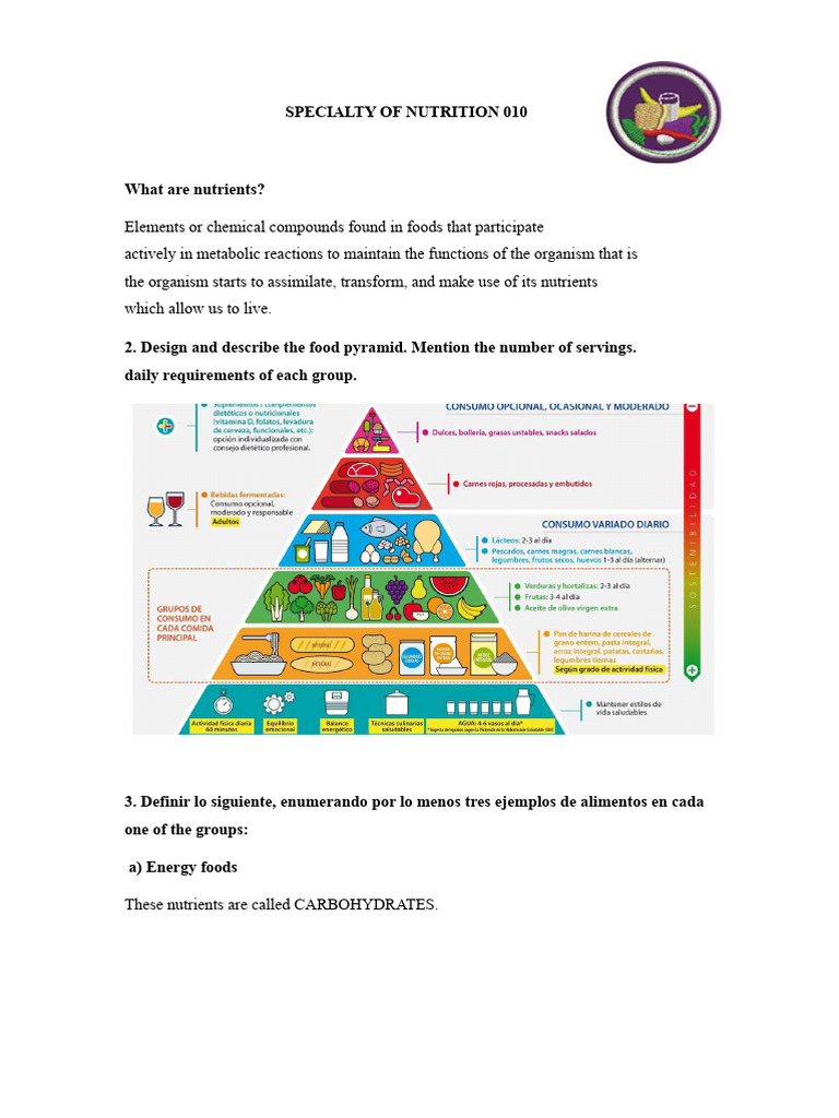 Specialty in Nutrition | PDF | Foods | Nutrition