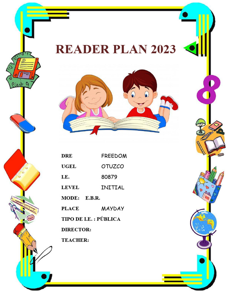 2023 Reading Plan for Initial Education | PDF | Methodology | Cognition