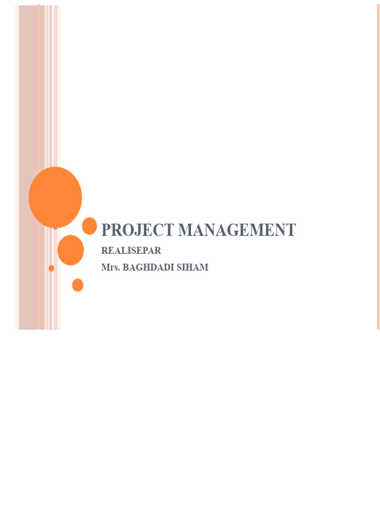 Project Management Chapter 1 | PDF | Project Management | Business