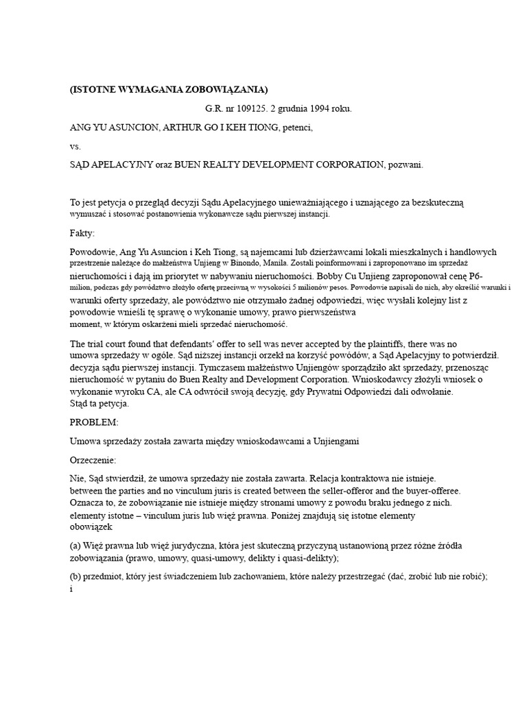 Ang Yu Asuncion Kontra CA | PDF